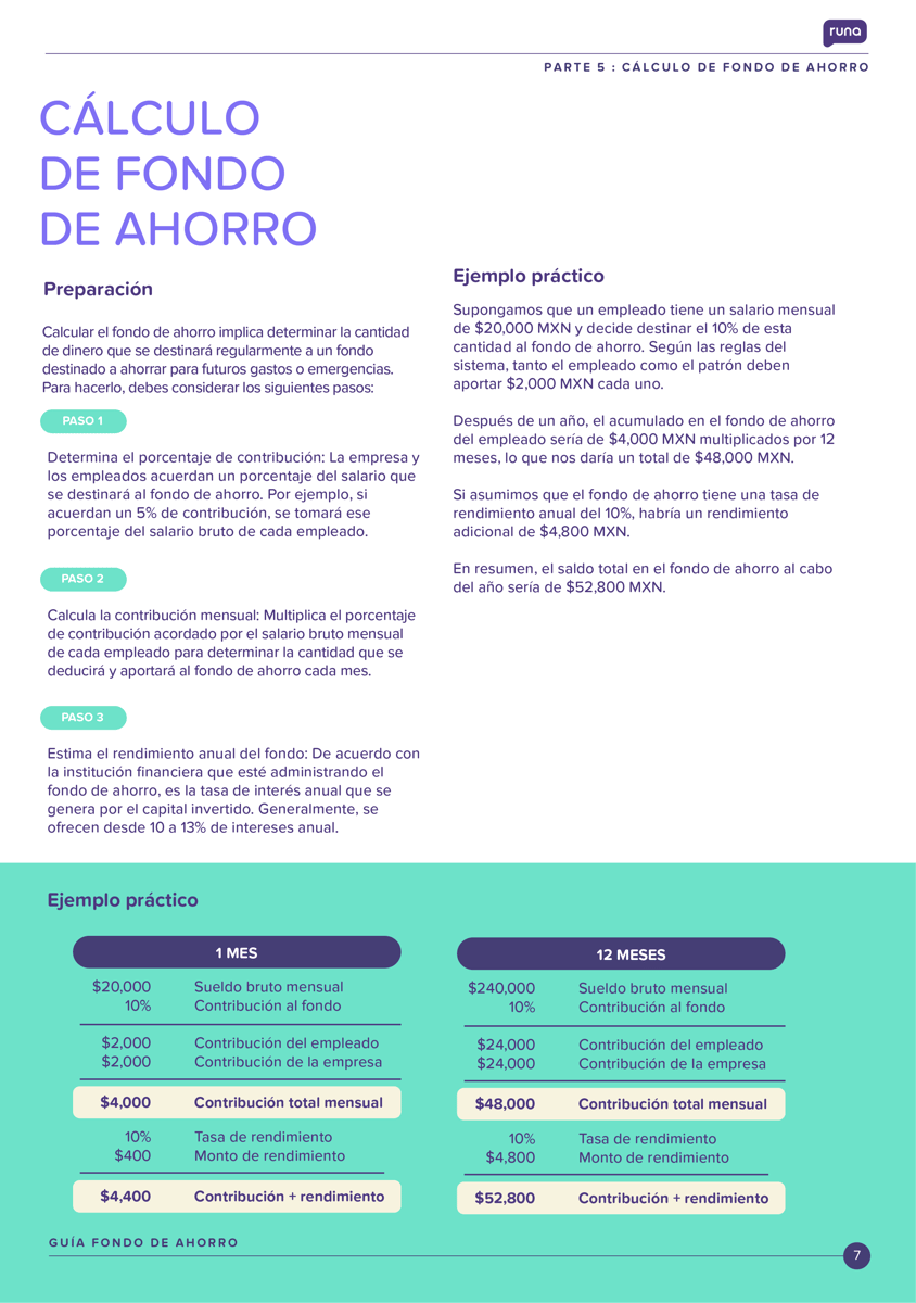 Guía definitiva sobre fondo de ahorro | Runa HR